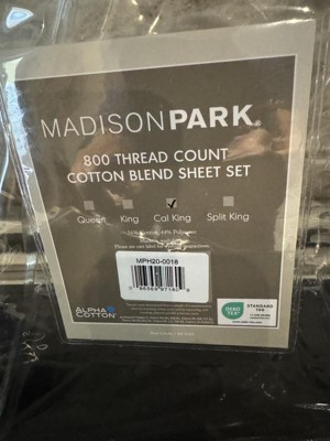 Cotton Blend 6pc Sheet Set 800 Thread Count (queen) Purple : Target