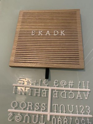 Pearhead Wooden Letterboard : Target