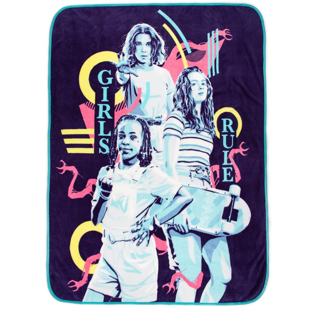 UPC 032281185114 - Stranger Things Girls Rule Throw | upcitemdb.com