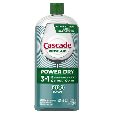 Cascade Platinum Dishwasher Rinse Aid - 30 Fl Oz : Target