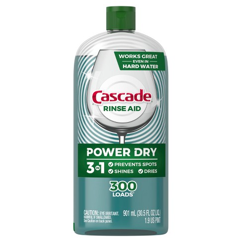 Cascade Platinum Dishwasher Rinse Aid - 30 Fl Oz : Target
