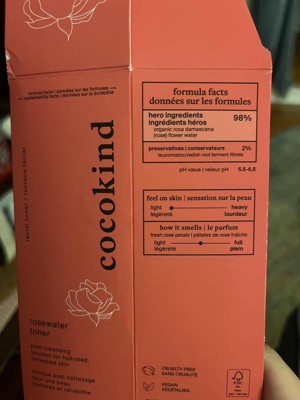 Cocokind Rosewater Facial Toner - 4oz : Target