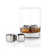 Viski Glacier Rocks Stainless Steel Ice Cubes Reusable - Metal Ice ...