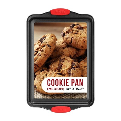 Nutrichef Small Cookie Sheet - Deluxe Nonstick Gray Coating Inside ...