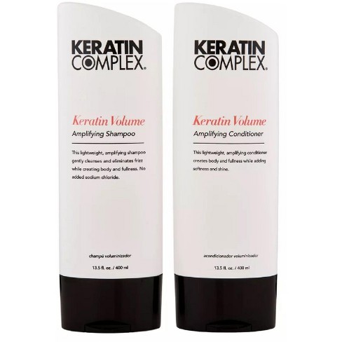 Keratin Complex Keratin Volume Amplifying Shampoo & Conditioner Kit (13.5 Oz Duo Set) Volumizing ...