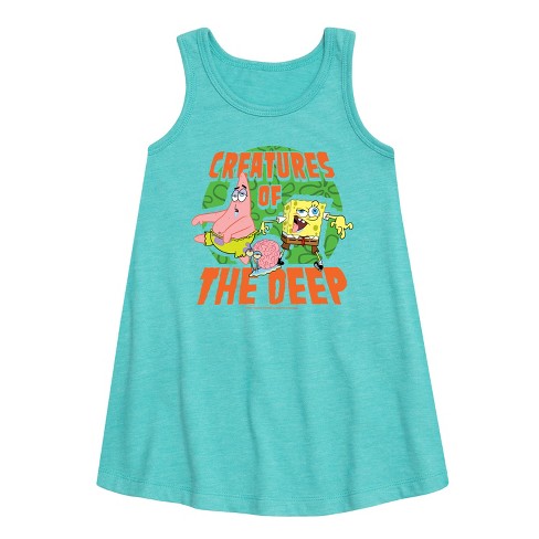 Spongebob Squarepants Creatures Of The Deep - Turquoise - 4t : Target