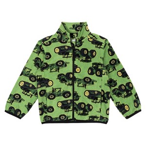 John Deere Toddler Boys' Fleece Zip-Up Jacket : Target
