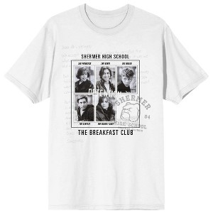 The Breakfast Club Men's Graphic T-Shirt Cast Photo Collage Shermer ...