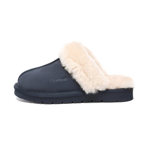 Everau Australia Women Raven Slippers - Navy - Us Women 5/us Men 4 : Target
