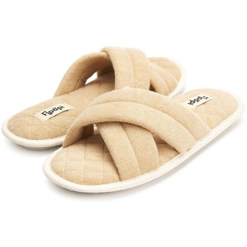 Floopi Women's Brooke Criss Cross Open Toe Slipper : Target