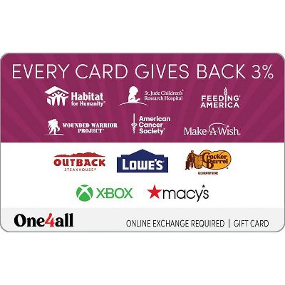 $200 One4all Giving Good Joy Gift Card (email Delivery) : Target