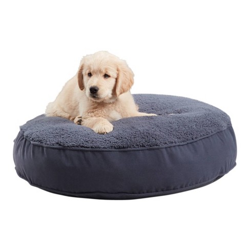 Kensington Garden Scout Deluxe Cozy High Pile Fleece Round Pillow Dog ...