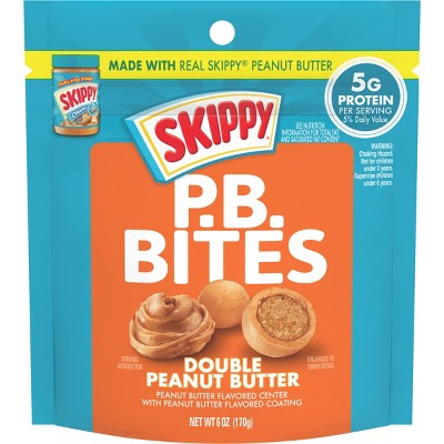 Skippy Bites Double Peanutbutter - 6oz : Target