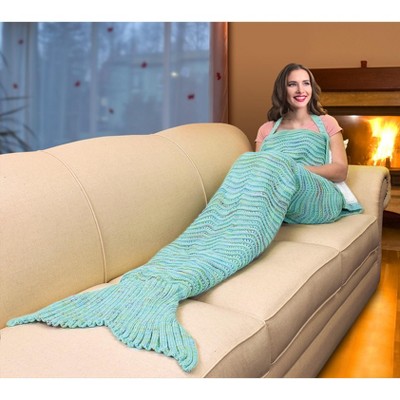 Catalonia Kids Mermaid Tail Blanket, Cozy Mermaid Sleeping Bag, Fish ...