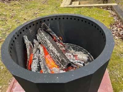 Flash Furniture Titus Commercial Grade 27 Inch Smokeless Outdoor ...