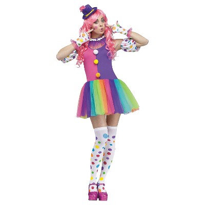 Fun World Womens Clowning Around Tutu Costume - Medium/large - Pink : Target