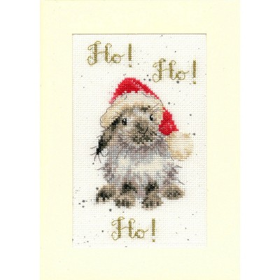 Bothy Threads Christmas Card - Ho! Ho! Ho! XMAS49 Counted Cross Stitch ...