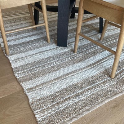 Riverton Striped Jute/wool Area Rug Tan - Threshold™ Designed With ...