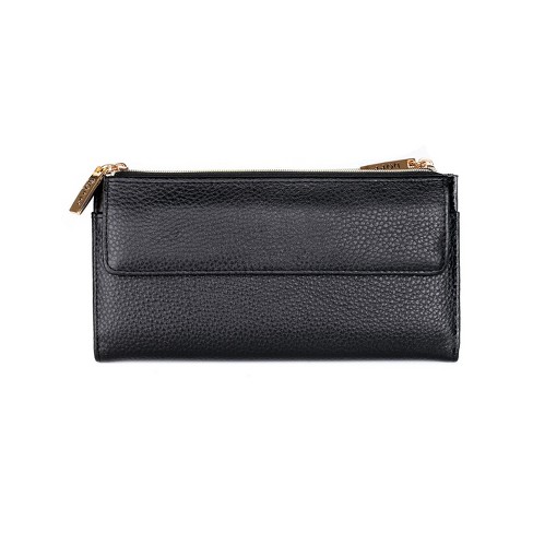 Dopp Cosmopolitan Rfid Blocking Leather Wallet - Black : Target