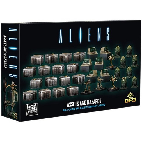 Aliens: Assets & Hazards Rpg Unpainted Miniatures, 34 Pieces : Target