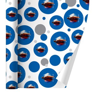 Superman 2025 Look Up Shield Gift Wrap Wrapping Paper Roll 30" x 72 ...