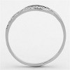 Slickblue Women’s 925 Sterling Silver Minimalist Ring, Clear CZ Accents ...