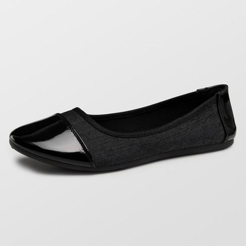 Alpine Swiss Kelly Cap Toe Ballet Flats Two Tone Comfortable Slip On ...