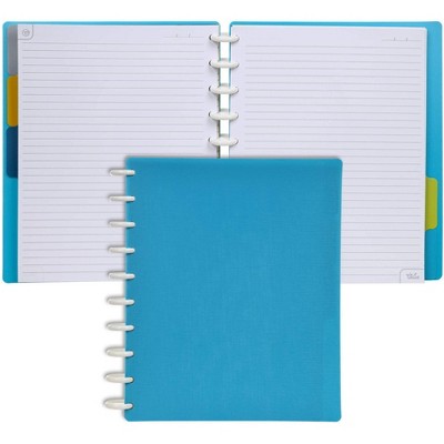 Talia Discbound Notebook Planner, Customizable (Energetic Turquoise ...