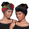 Evolve Products Hair Wrap Scarves - Geometric/black - 2pk : Target