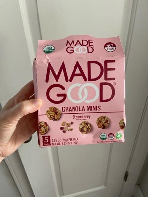 Madegood Strawberry Granola Minis - 5ct/4.25oz : Target