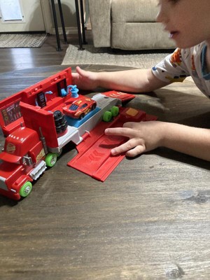 Disney And Pixar Cars Glow Racers Transforming Mack Playset : Target