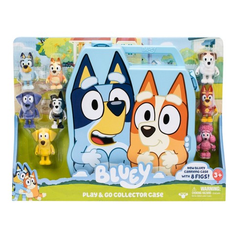 Bluey Play & Go Collector Case With Figures (target Exclusive) : Target