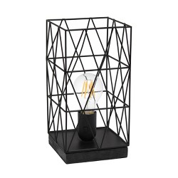 Wired Mesh Uplight Table Lamp Black - Simple Designs : Target