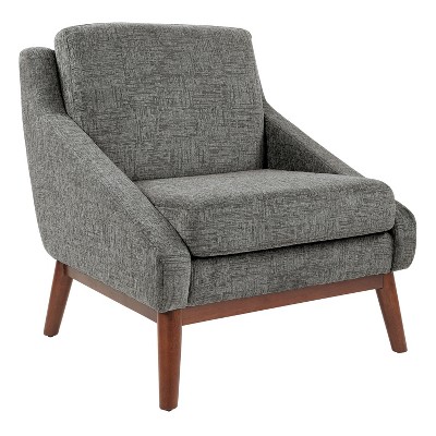 HomeStock 31.75 in.H Gray Finish Low Back Metal Frame Barstool Fabric ...