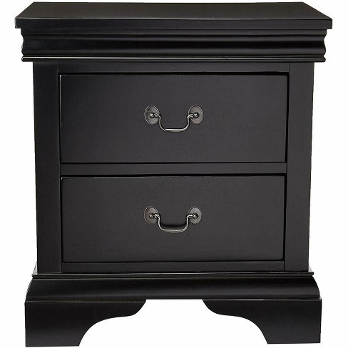 Nicbex 15 Inch Wide Nightstand With 2 Drawers,modern Side Table With ...