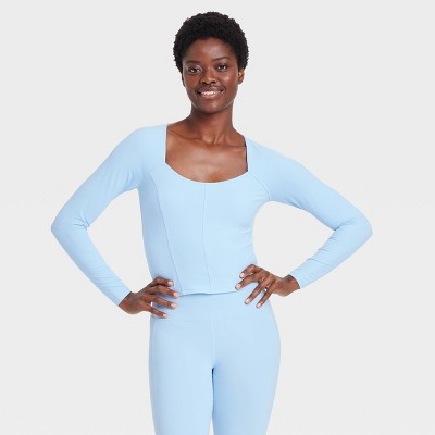 Long Sleeve : Workout Tops & Workout Shirts for Women : Target