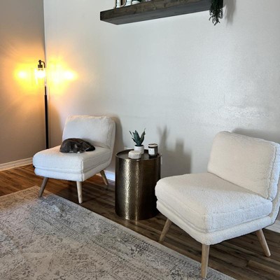 Harper Faux Fur Slipper Chair - Threshold™ : Target