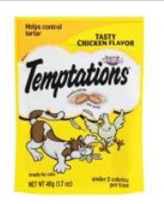 Temptations Tasty Chicken Crunchy Cat Treats - 30oz : Target