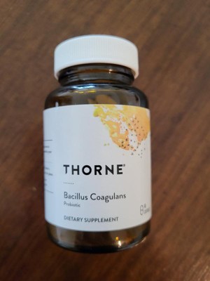 Thorne Bacillus Coagulans Probiotic - Shelf Stable Probiotic Supplement ...