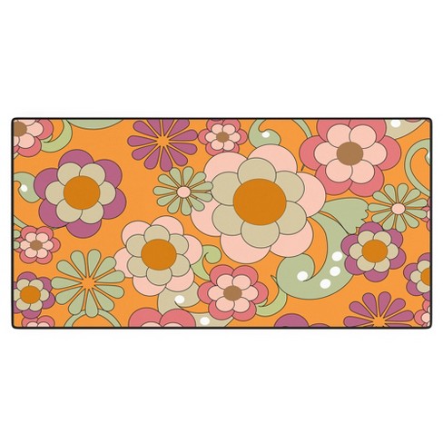 Mirimo Nostalgic 70s In Orange Desk Mat - Deny Designs : Target