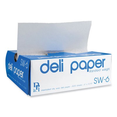 Durable Packaging Interfolded Deli Sheets, 10.75 X 6, Standard Weight ...