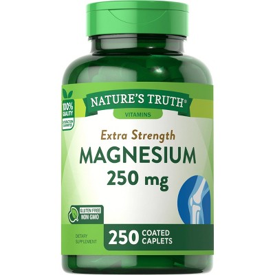 Nature's Truth Magnesium Supplement 250mg | 250 Caplets : Target