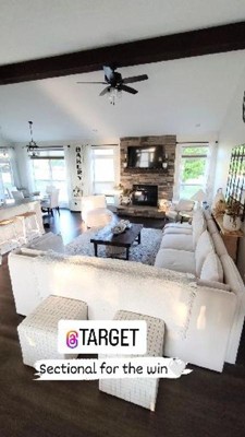 6pc Haven French Seam Modular Sectional Velvet Dark Green - Threshold ...