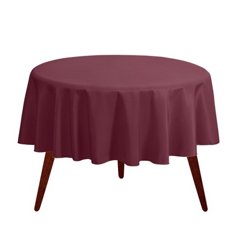 Gee Di Moda Round Tablecloth - 70 Inch - Heavy Duty Washable Polyester ...