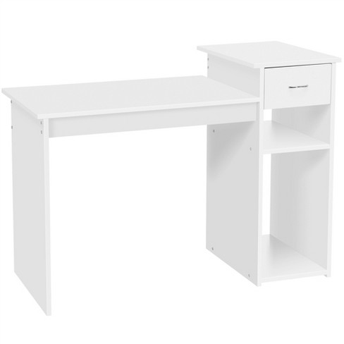 Yaheetech Computer Desk Laptop Table Workstation With Drawer & Shelves ...