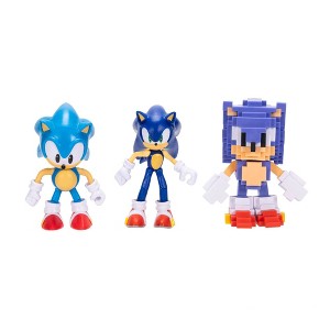 Sonic 35th Anniversary 4" Action Figure - 3 Pack : Target
