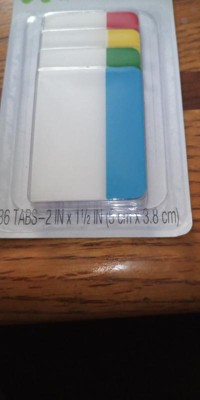 File Tabs 4 Pads 36ct Tabbed Multicolor - Up & Up™ : Target