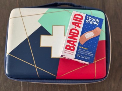 Band-aid Tough Strips Heavy Duty Super Stick Adhesive Bandages - 60ct ...