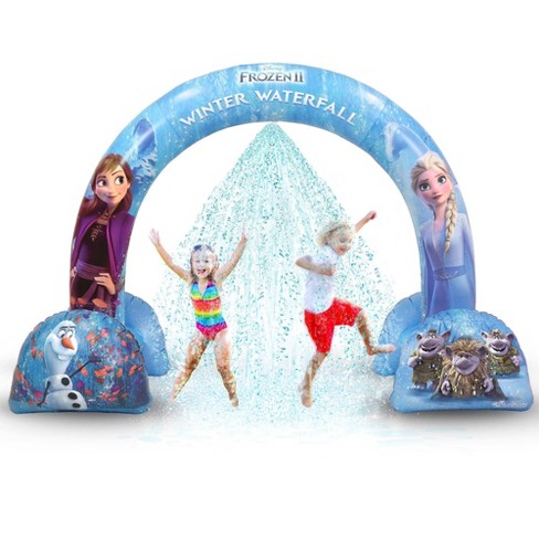 Gosports Disney Frozen 2 Winter Waterfall Inflatable Arch Sprinkler ...