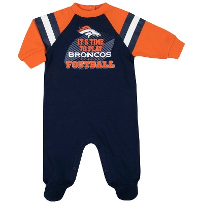 Gerber Nfl Baby Boys' Team Long Sleeve Footed Sleep N' Play, Denver ...